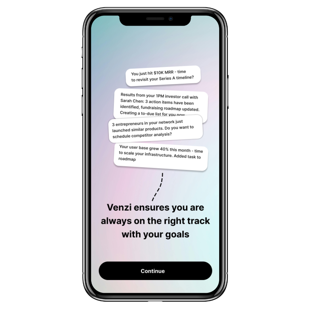 Venzi - Build Your Path to Launch | AI-Powered Startup Roadmaps